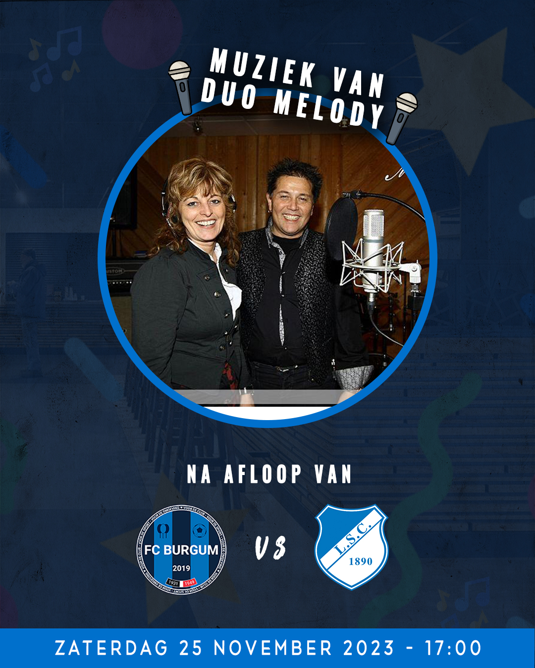 Zaterdag 25 november live-muziek van Duo Melody🎤 | Nieuws | FC Burgum